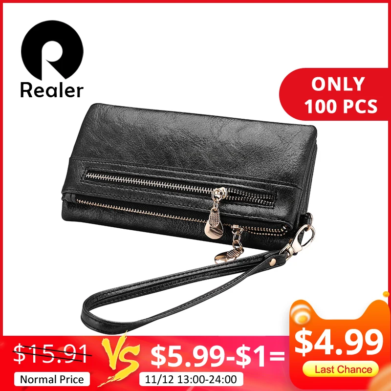 REALER-long-purse-women-wallet-female-clutch-bag-folding-zipper-wallets ...