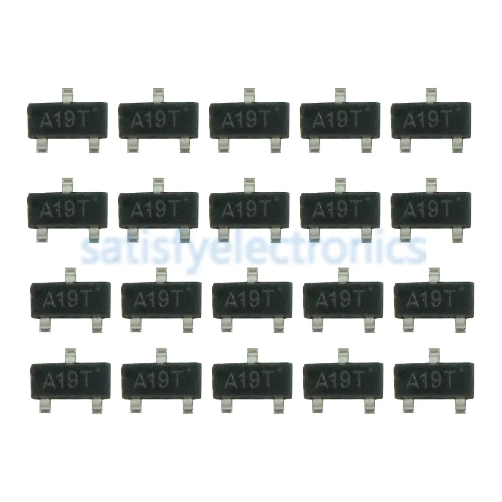 20 adet AO3401 A19T 3401 SOT-23 p-kanal MOSFET transistörler