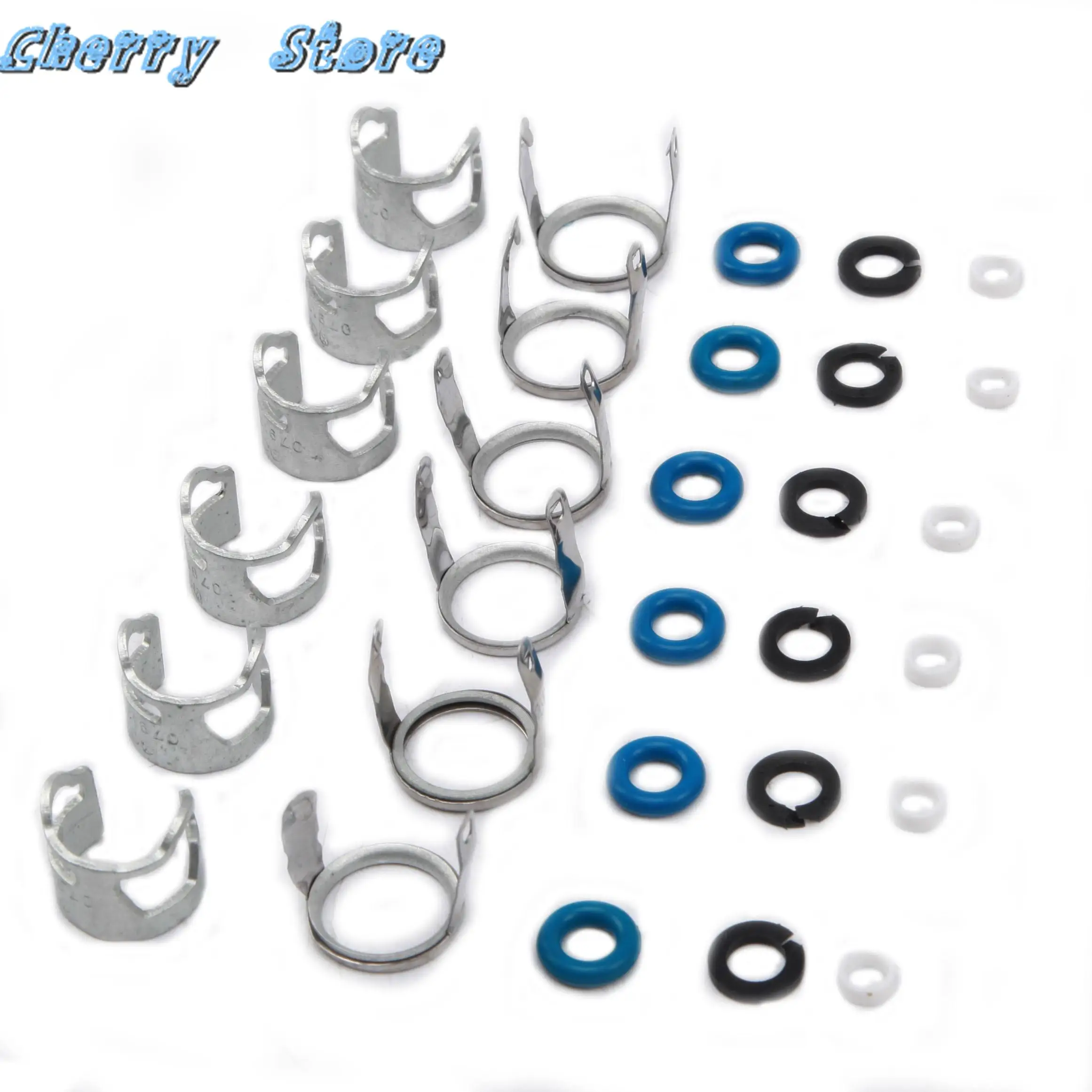 06E 998 907 6Pcs Fuel Injectors Seals Repair O-ring Kit For Audi A4 A5 ...