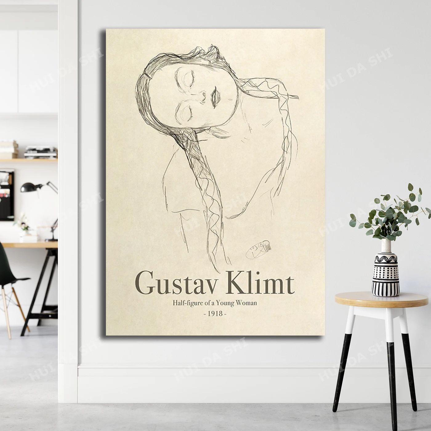 Gustav Klimt Line Drawings