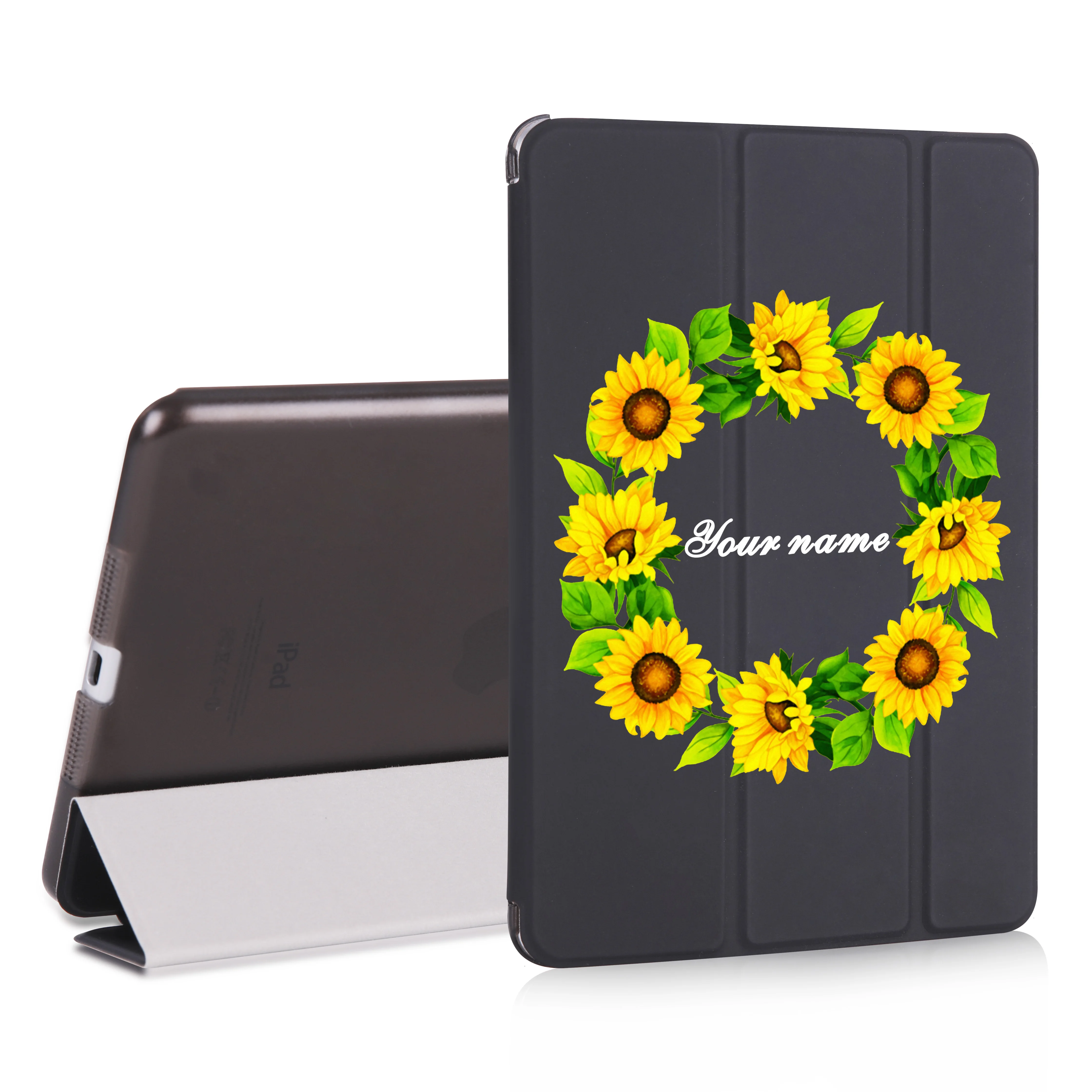 DIY For iPad Pro 11 Case Cute Sunflower For Magnetic Ultra Slim Smart ...