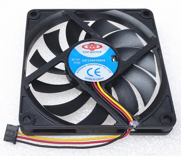 New 8010 8cm 80mm X 10mm slim Fan 3 Line Double Ball Bearing DF128010BM ...