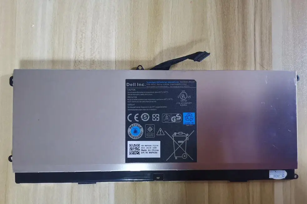 ใหม่แบตเตอรี่ของแท้สำหรับ Dell XPS 15z L511z Series NMV5C OHTR7 0HTR7 ...