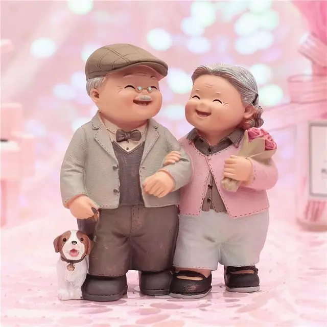 Grandparents Model Ornament Creative Sweety Lovers Couple Ornaments ...