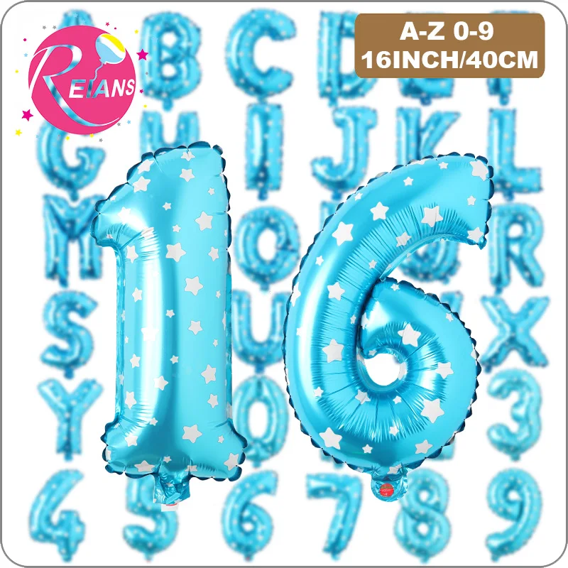 16-Inch-Happy-Birthday-Blue-Balloons-Foil-Letter-Number-Ballons ...
