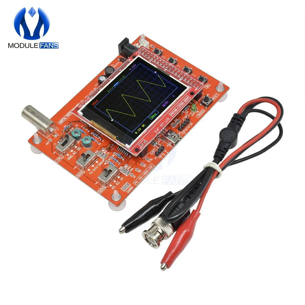 For DSO138 Digital Oscilloscope DIY Kit DIY Parts Oscilloscope Making ...