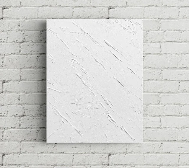 White Acrylic Paint Texture