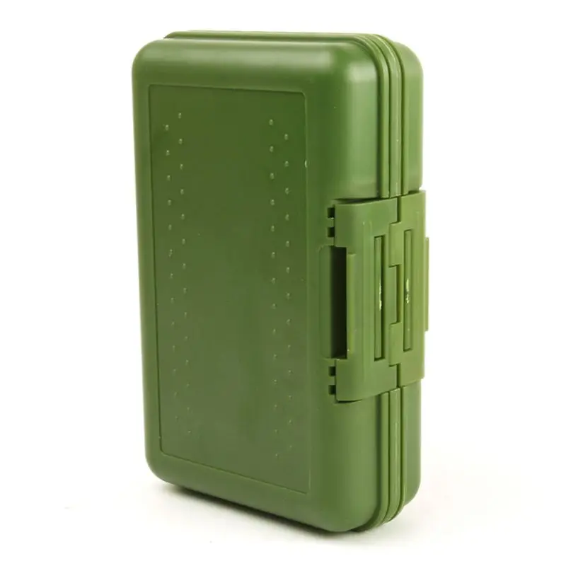 Large Waterproof Fly Fishing Box Double Side Fishing Tackle Suitcase