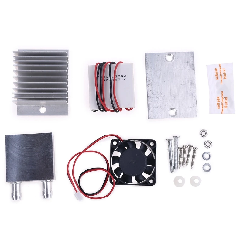 DIY Kits Thermoelectric Peltier Refrigeration Cooling System + Cooler ...