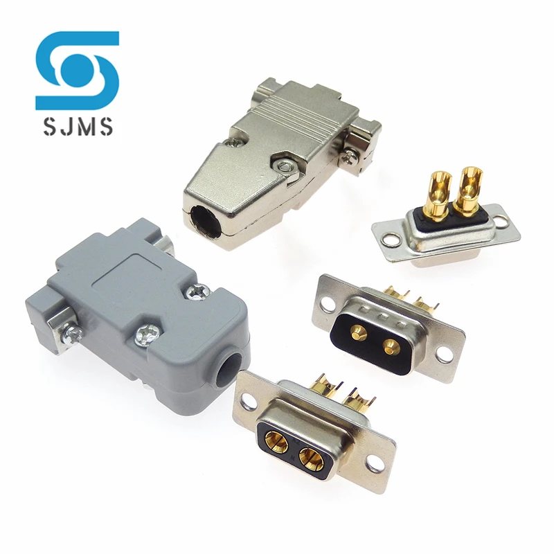 2W2-30A-Gold-plated-Male-Female-high-current-Connector-D-SUB-adapter ...