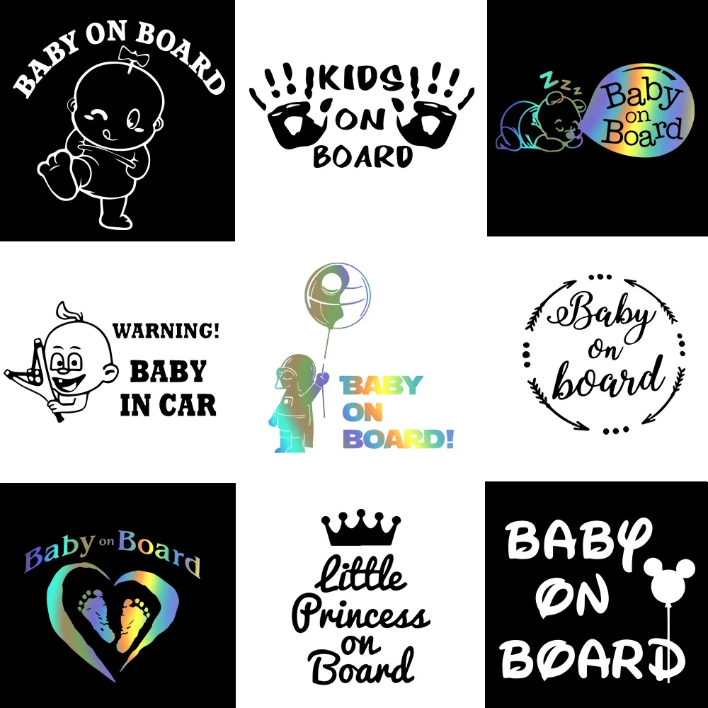 Car-Stickers-Funny-BABY-on-BOARD-Sticker-for-Rear-View-Mirror-Side ...