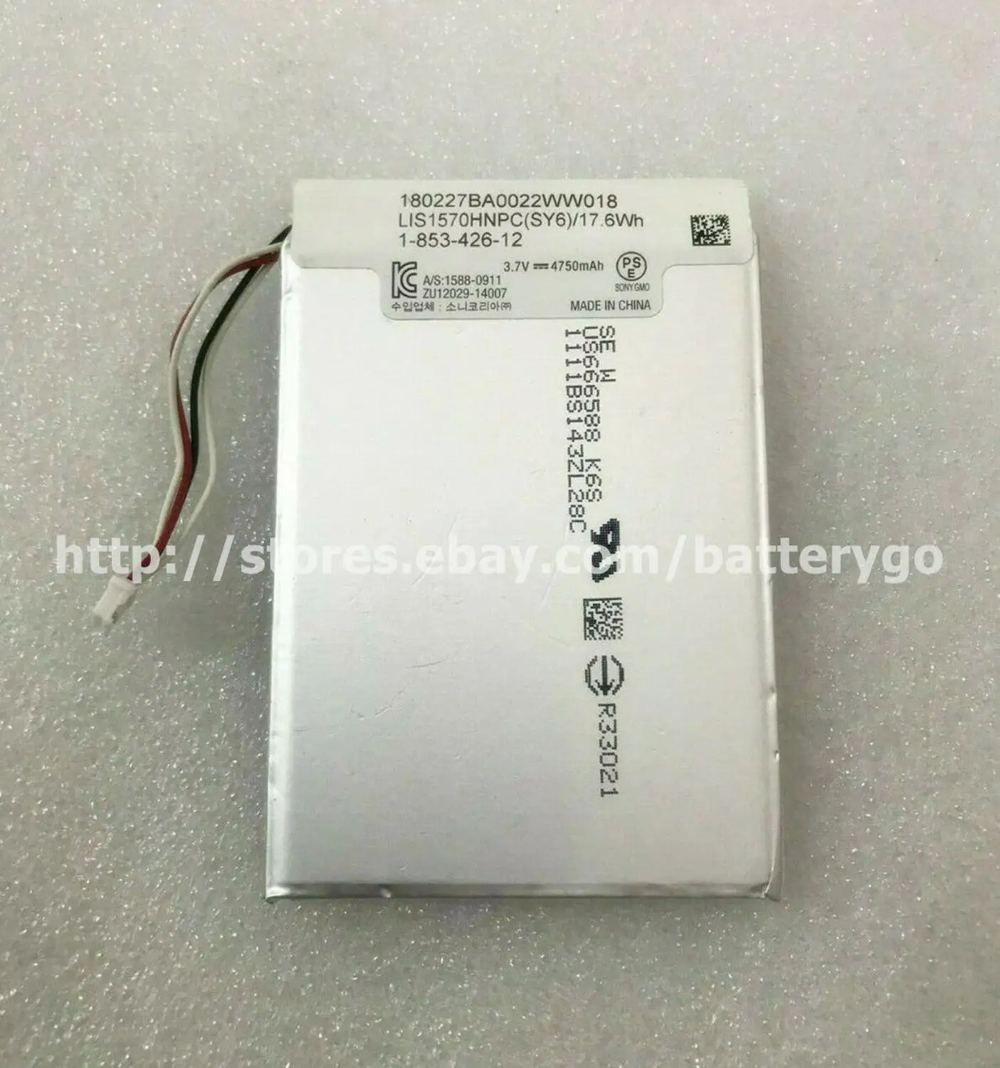 소니 LIS1570HNPC(SY6) 용 새로운 4750mAh 3.7V 배터리, 180227BA0022WW018|휴대폰 배터리 ...
