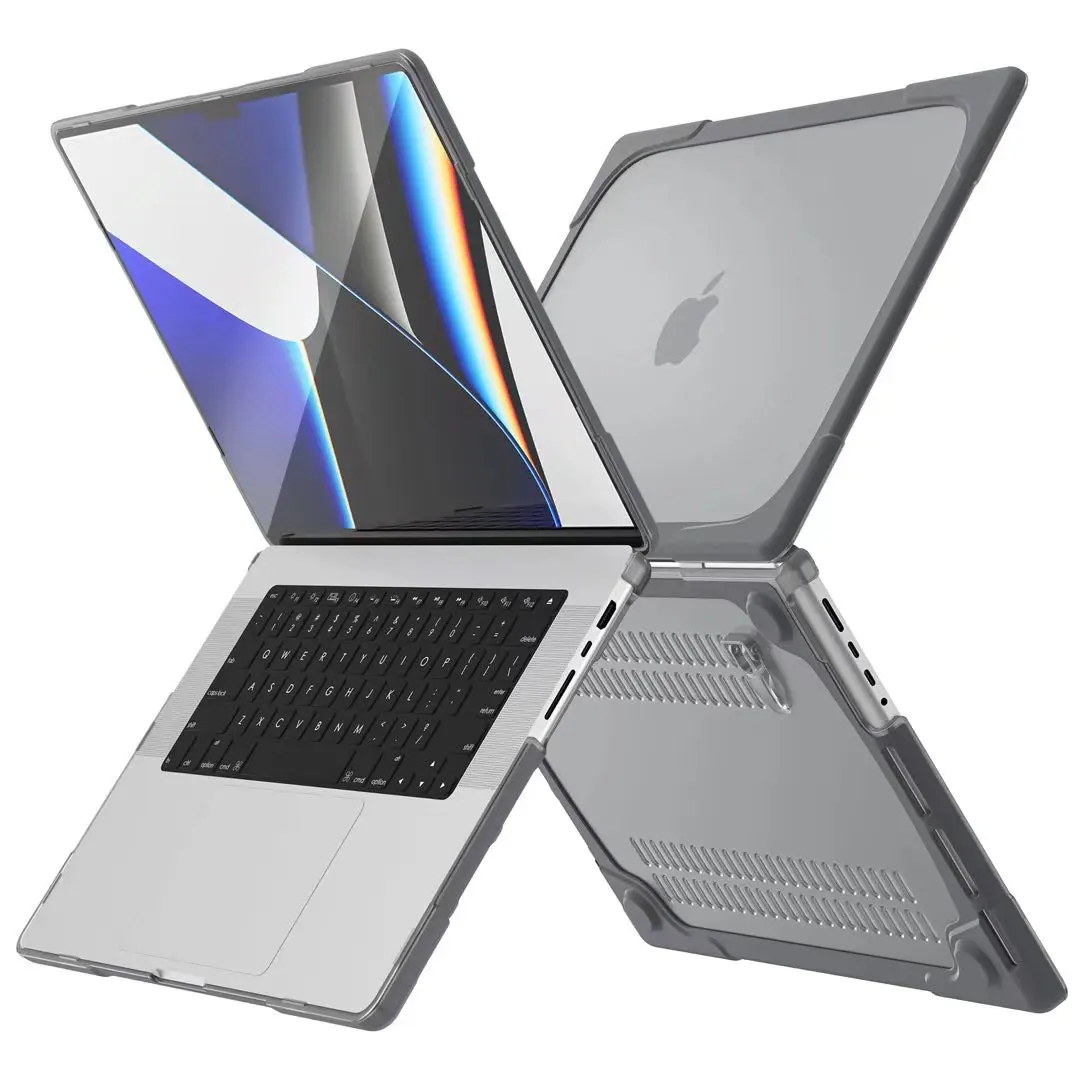 Heavy-Duty-Hard-Shell-Dual-Layer-Protective-Cover-Kickstand-For-MacBook ...