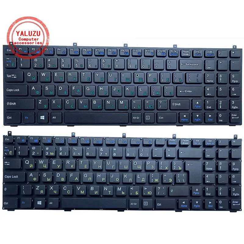 Yaluzu Russian Keyboard For Clevo W765s W760cu W765cu W765cuh W765tun ...