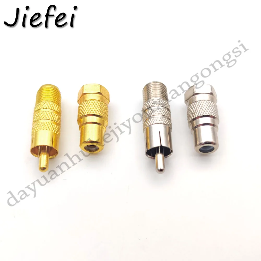 3Pcs RCA Male / Female to F Male / Female Coax Jack Plug Adapter ...