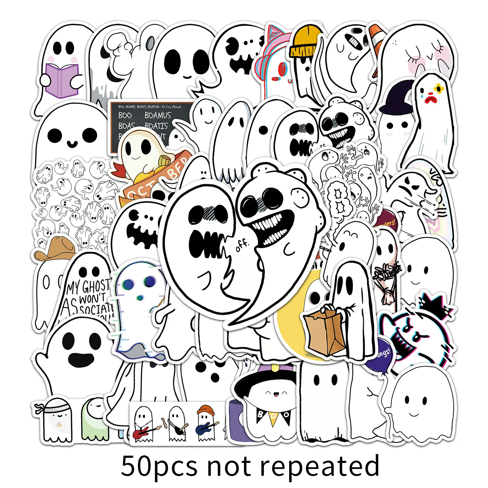 Scary Ghosts Sticker