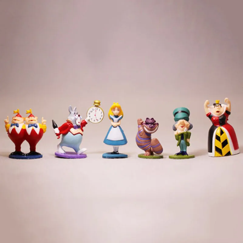 Figures Alice Wonderland | Alice Wonderland Action Figure - 6pcs/set ...