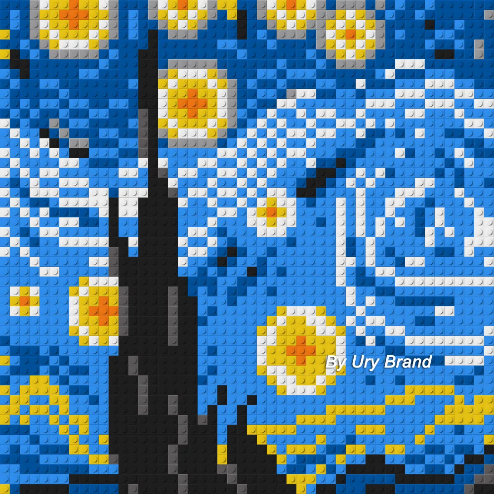 Starry Night Pixel Art | canoeracing.org.uk