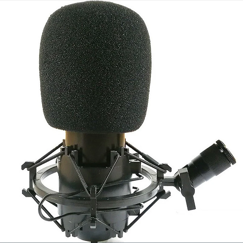2-p-s-microfone-espuma-engrossar-mic-capa-esponja-profissional-studio ...