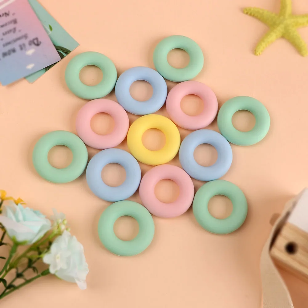 Silicone Beads Teether Teeth | Silicone Beads Teething Toy - 50/100 ...