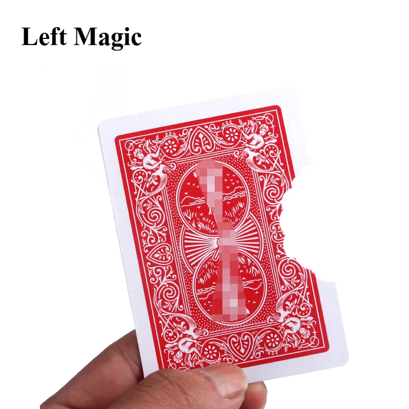 1pcs Professional Bite Out Card Magic Tricks Card Magic Illusions Card ...