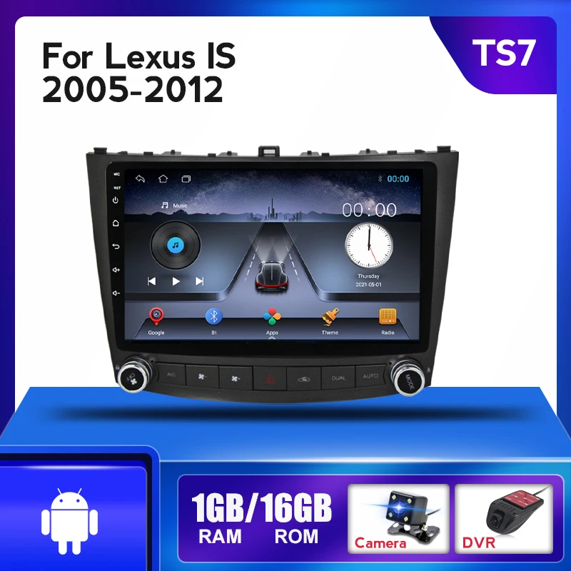 Radio con GPS para coche, reproductor Multimedia con Android, 2DIN ...
