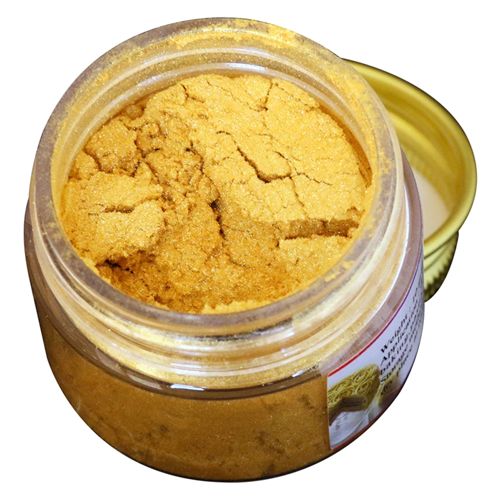 Gold Powder Edible Food Powder Coloring to Decorate Cake Bread ...
