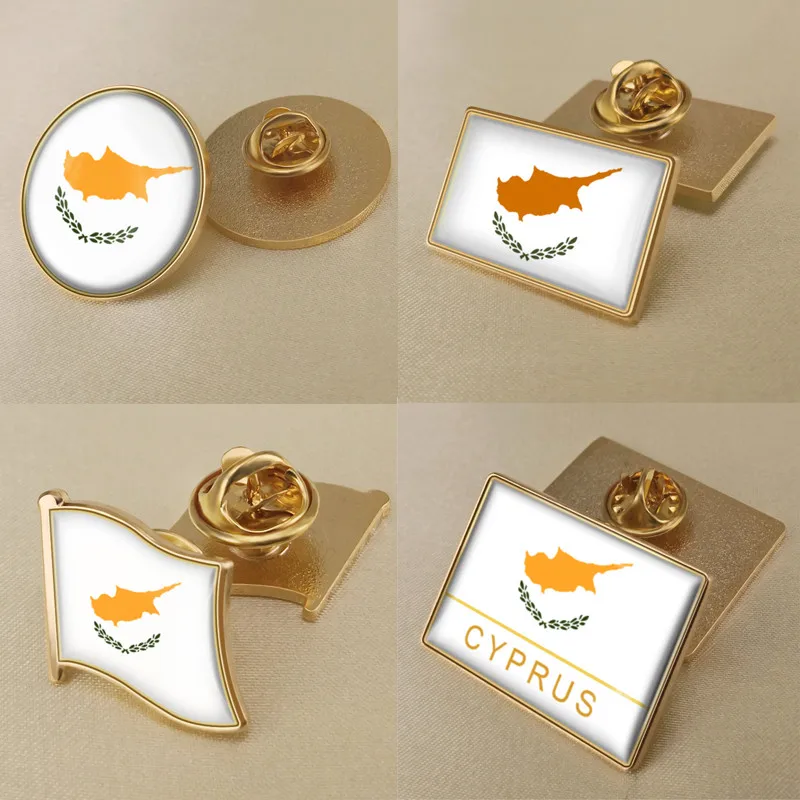 Flag Brooch Cyprus | Cyprus Flag Pins | Cyprus National | Cyprus ...