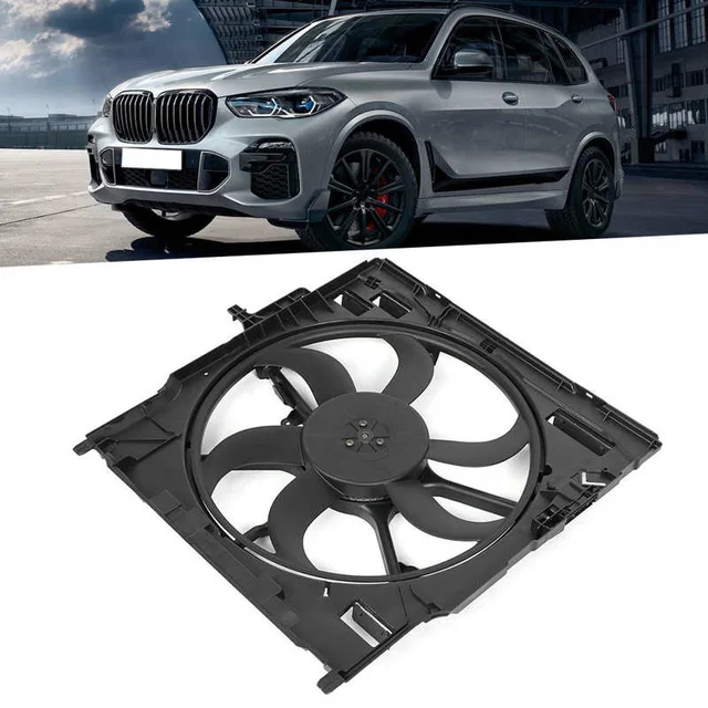 Engine Radiator Cooling Fan Assembly 400W 17428618239 Fit for X5 E70 X6 ...