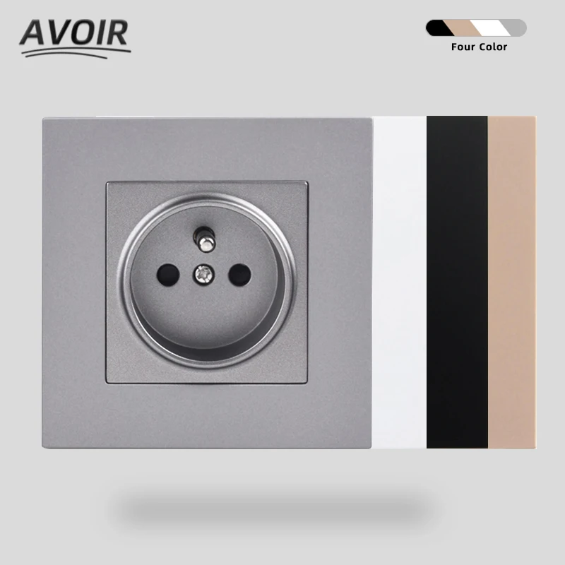 Avoir-Wall-Socket-FR-French-Standard-Plug-Electrical-Outlets-Plastic ...