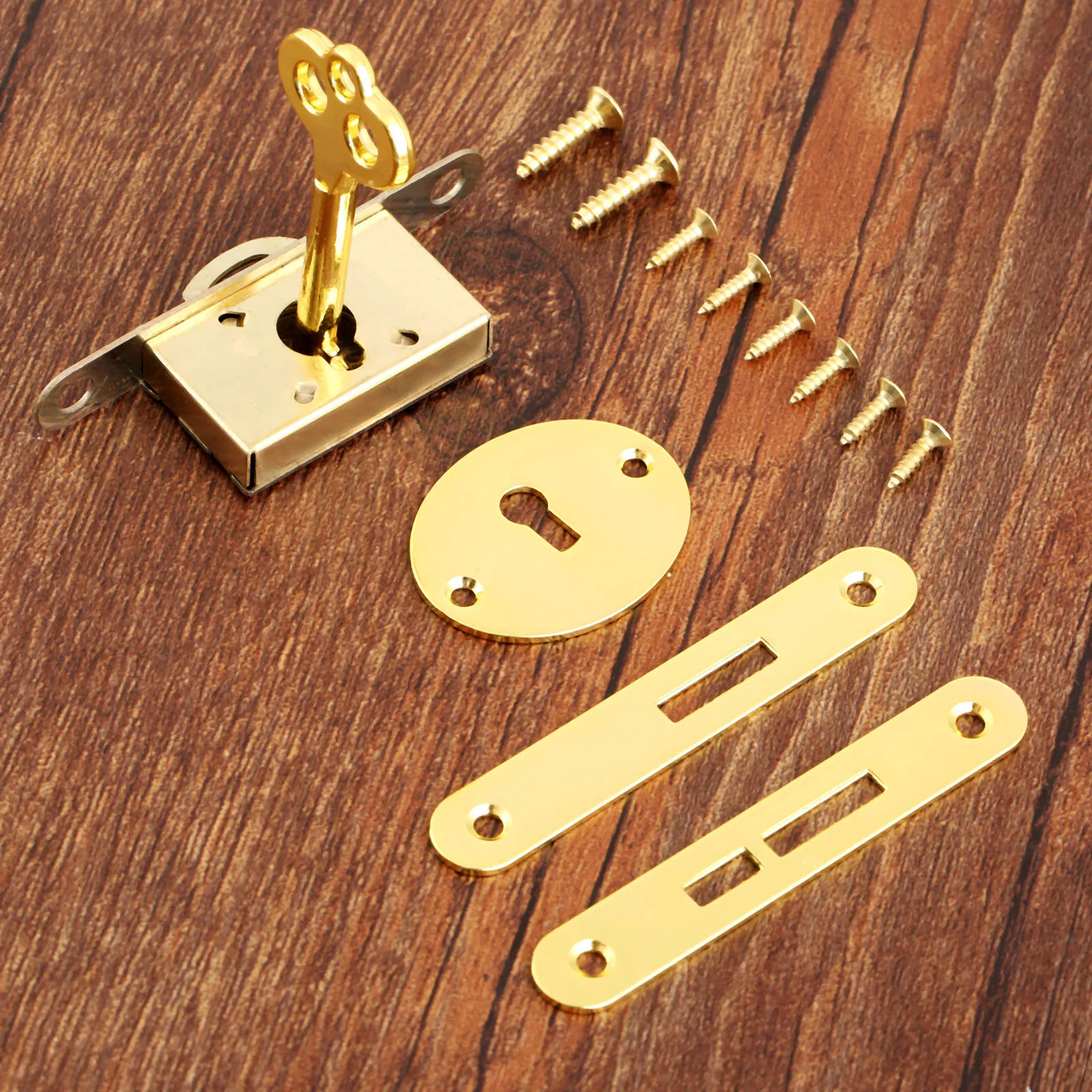 Gold-Antique-Furniture-Counter-Drawer-Locks-With-Key-Screw-Classical ...