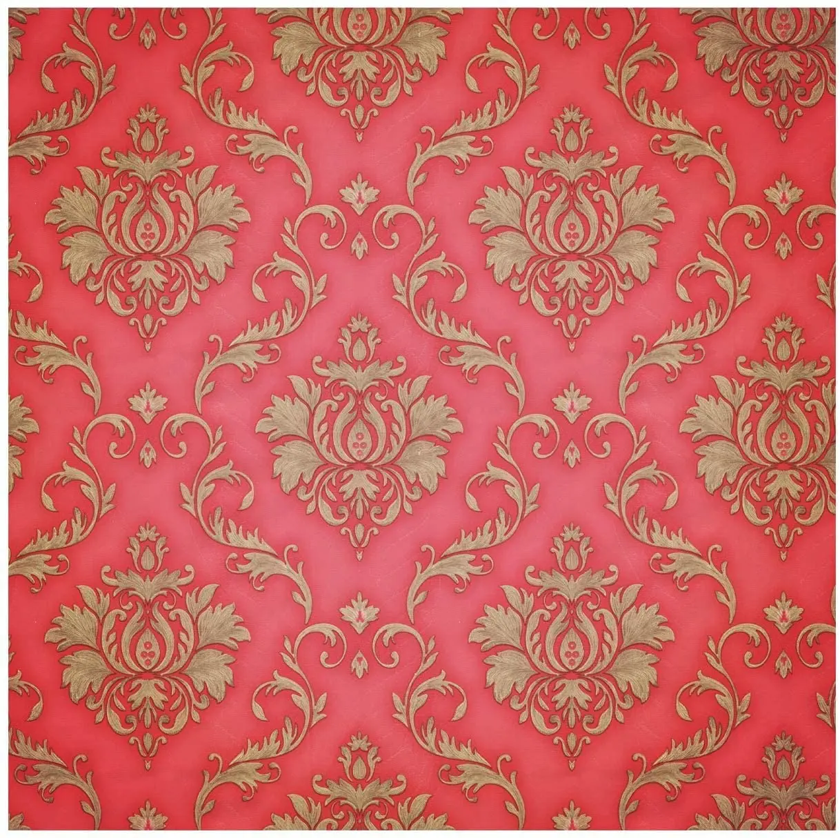 Red And Gold Vintage Wallpaper