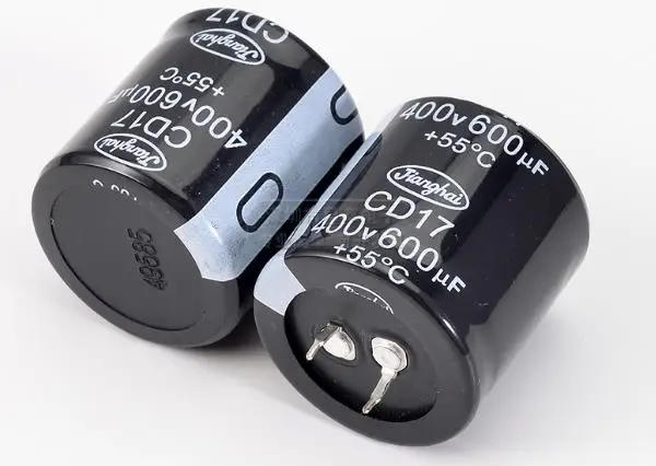 1pc plástico CD17 400V 600UF condensador de Flash para foto 35*35mm ...