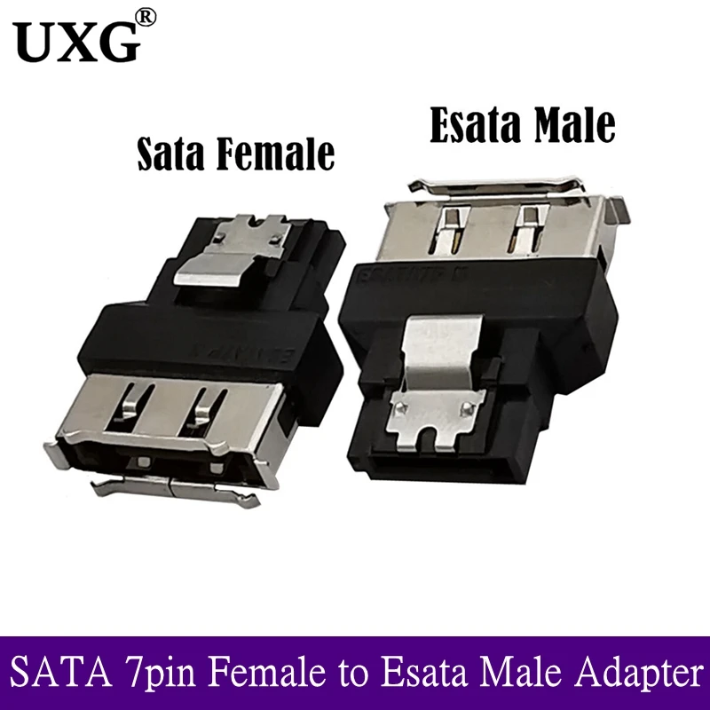 1pcs-SATA-7Pin-Female-to-E-SATA-Male-adapter-eSATA-Connector-ESATA ...