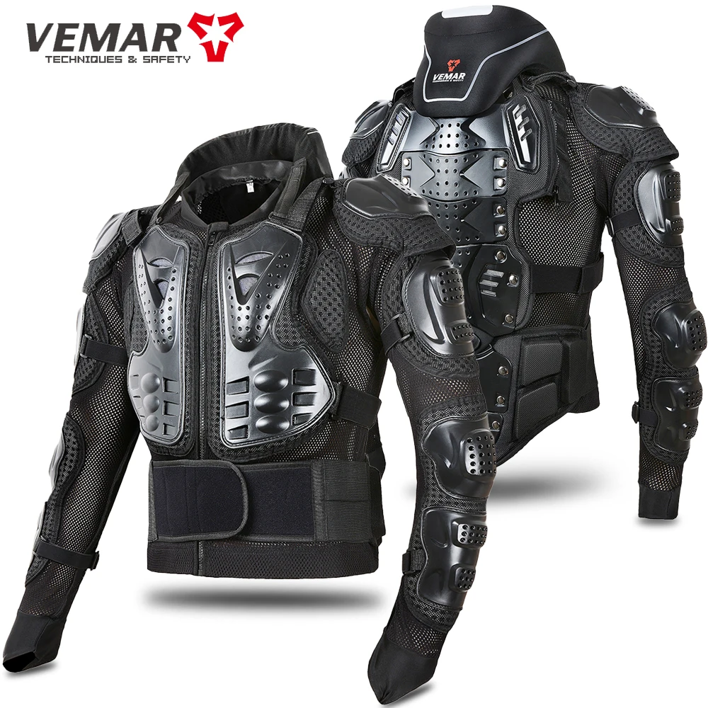 Vemar motocicleta corpo armadura motocicleta jaqueta proteção reflexiva ...