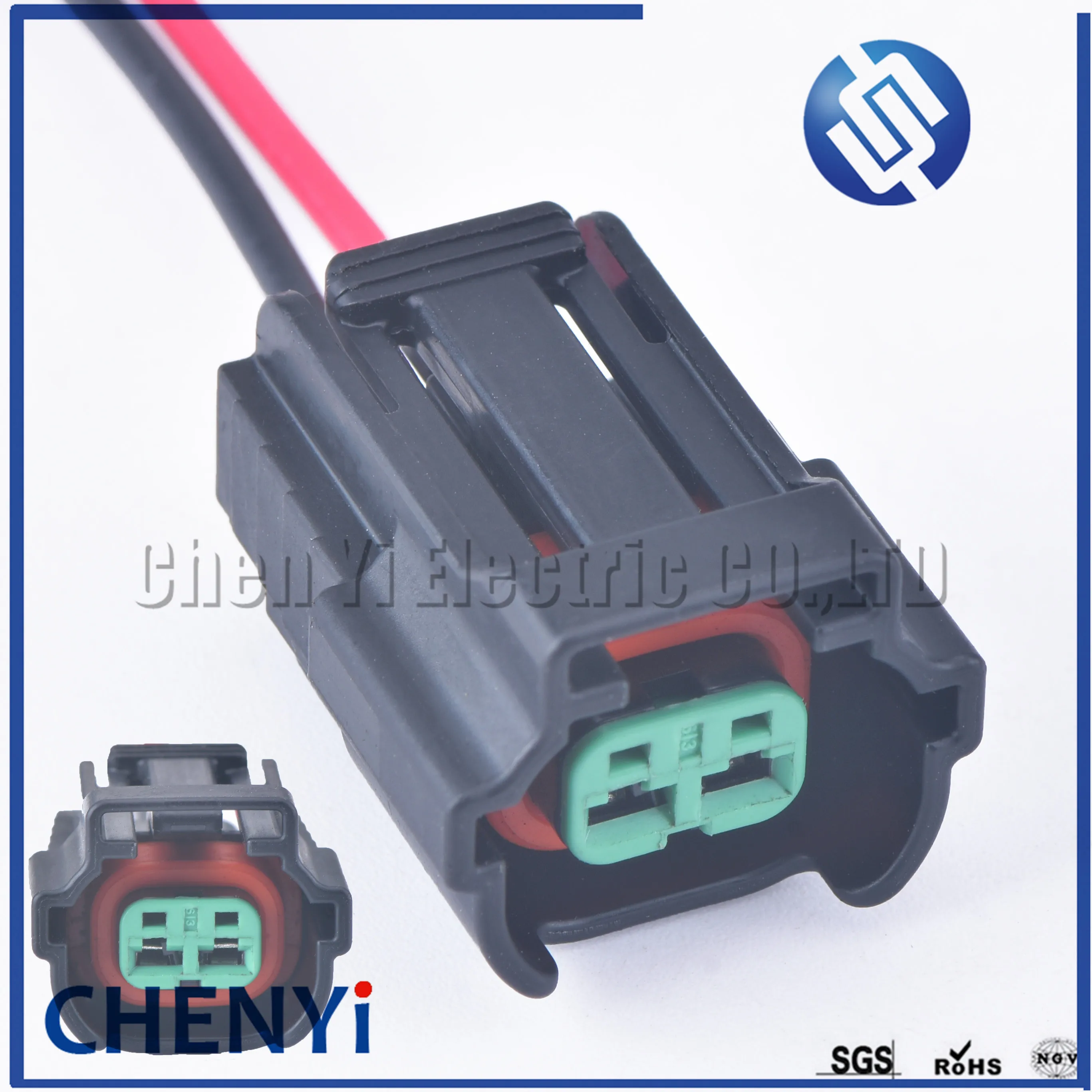 2-Pin-Auto-waterproof-connector-Fuel-injector-Harness-plug-with-pigtail ...
