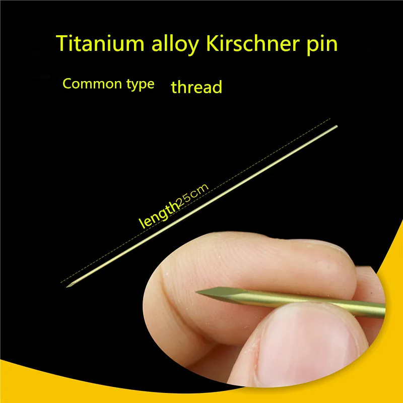Small animal orthopedic instrument medical titanium alloy Kirschner ...