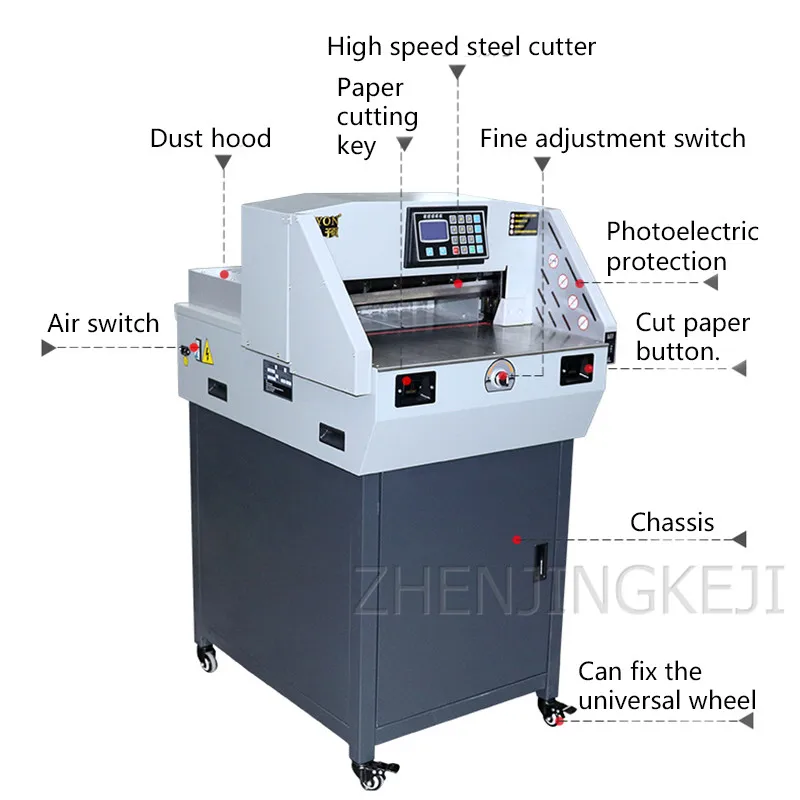 Paper Cutter Fully Automatic Large Paper Cutter Cut Thick Paper CNC ...
