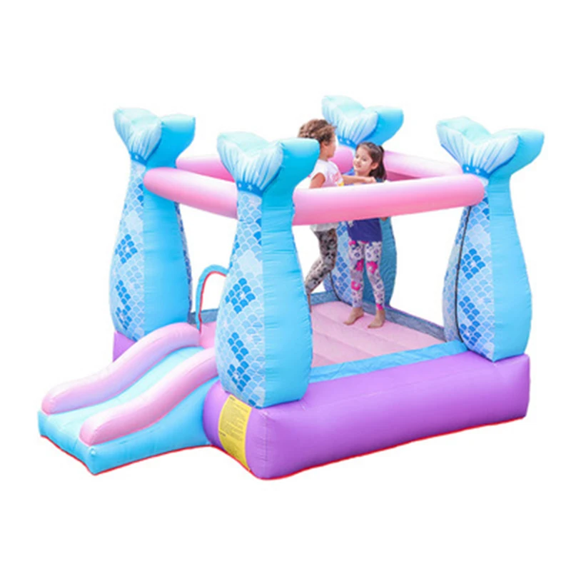 Kids Inflatable Mermaid Castle Playground Outdoor Infantil Slide ...
