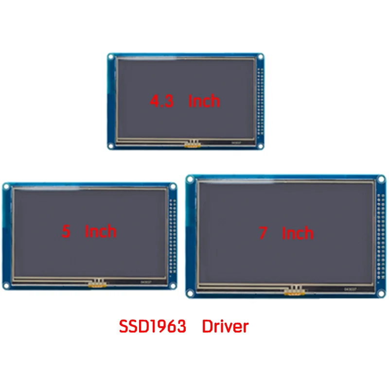 4.3 5.0 7.0" Inch Tft Lcd Display 800*480 Panel Module Xpt2046 With/no ...