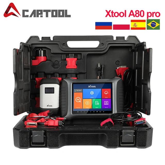 XTOOL A80 pro OBD II Diagnostic Tool With ECU Coding/Programmer for BMW ...