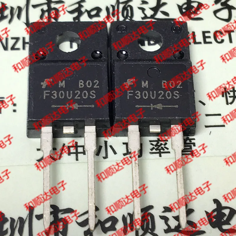 Original Novo/5pcs/FFPF30U20S F30U20S TO 220F 200V 30A|Transistores| - AliExpress