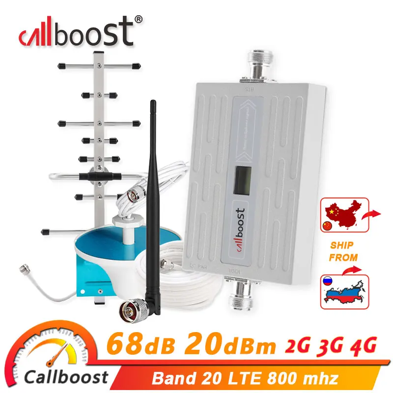 AMPLIFICADOR DE señal móvil, repetidor de señal gsm 2g 3g 4g, kit de ...