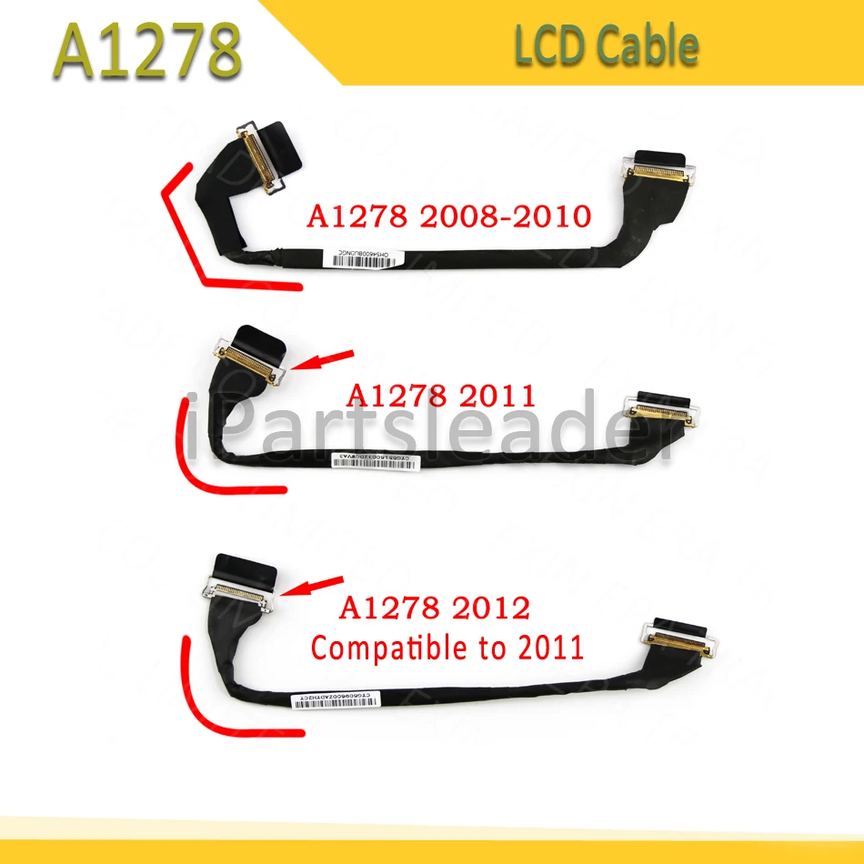 Original for Macbook Pro 13" A1278 LCD LED LVDS Screen Display Cable 2008 2009 2010 2011 2012 Years