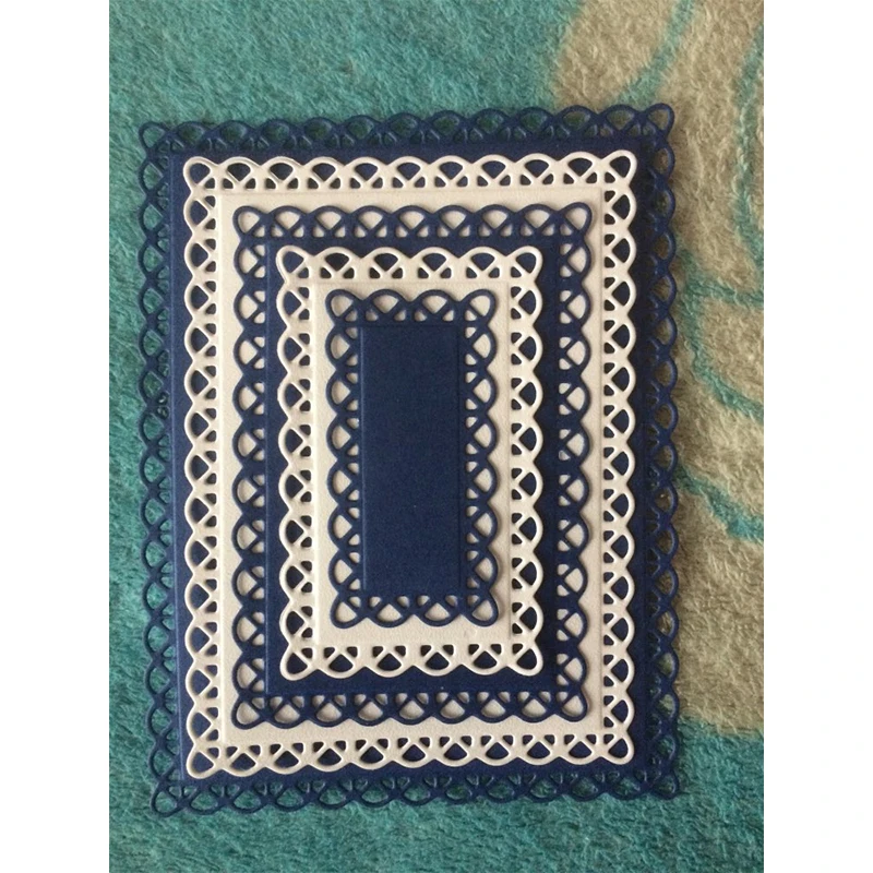 Nested-Stitched-Scallop-Rectangle-Frame-Set-Metal-Cutting-Dies-Stencil ...