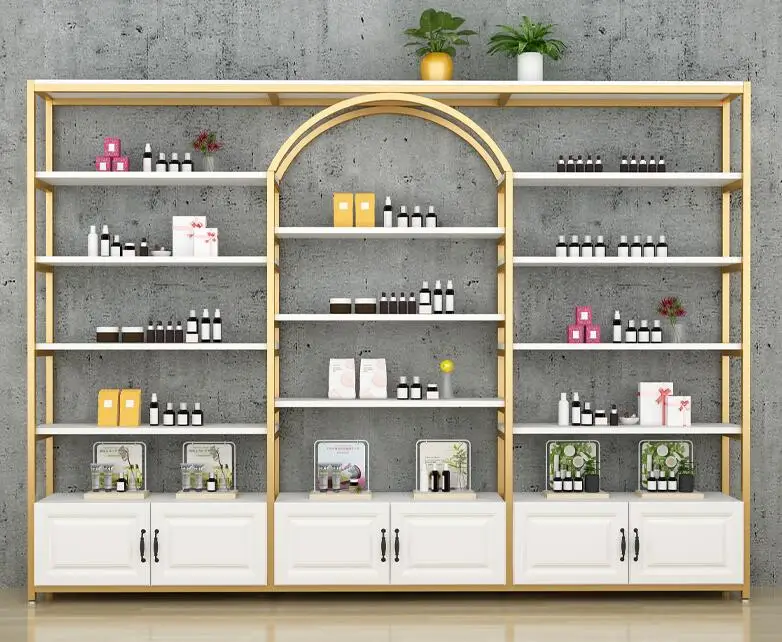 Cosmetics-display-cabinet-display-rack-Beauty-salon-product-display ...