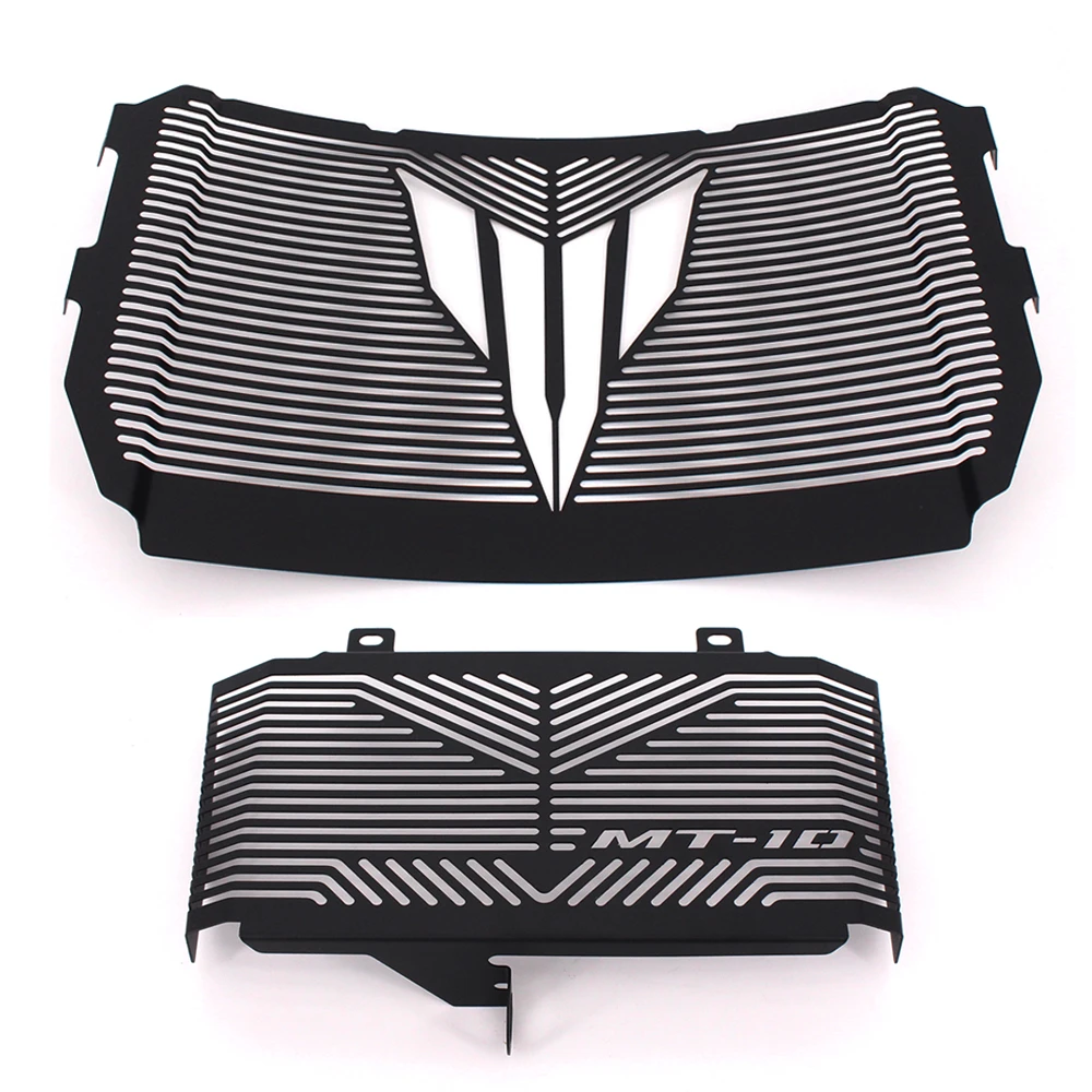 Black Motorcycle Accessories Radiator Guard Protector Grille Grill ...