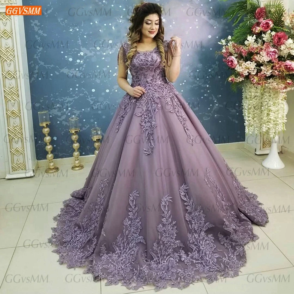 Dark Violet Color Dress