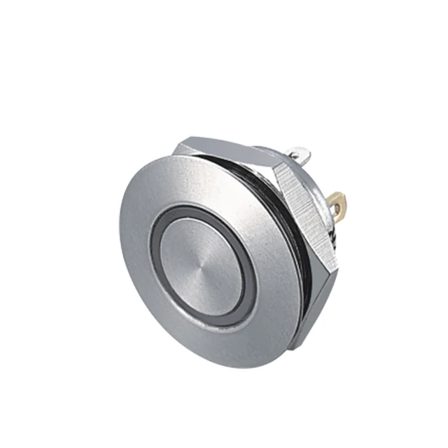 New type 12mm Mirco travel Metal ip67 one normally open Push Button ...