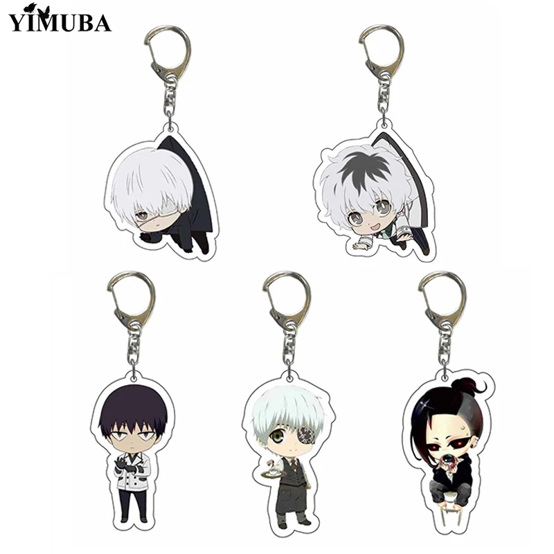 Japan-Anime-Tokyo-Ghoul-Keychain-Lovely-Kaneki-Ken-Figure-Acrylic ...